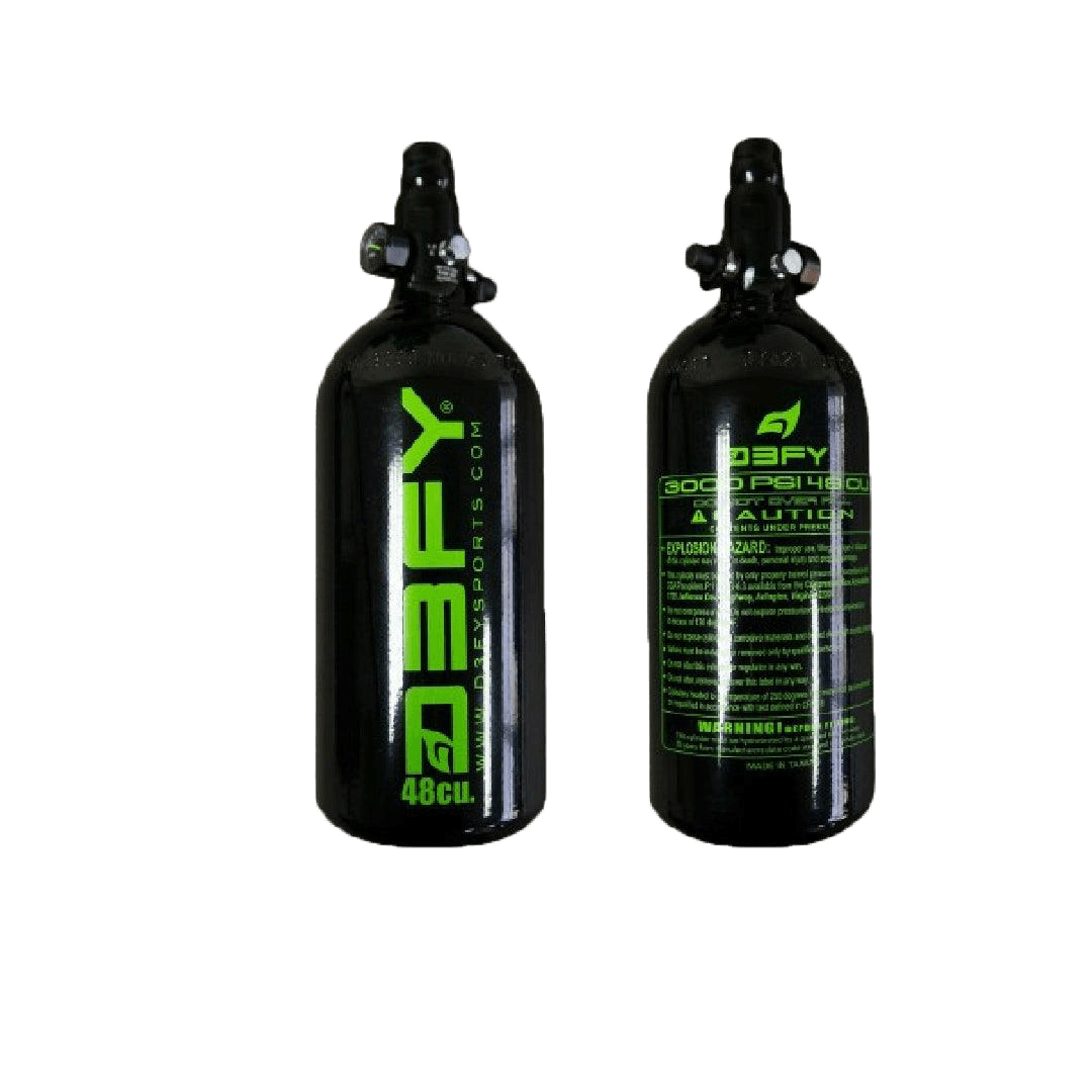 DEFY 48/3000 HPA Tank | Aluminum Paintball Air System for Reliable Airflow